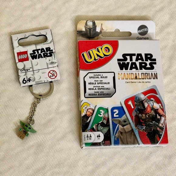Lego | Toys | Star Wars Uno Mandalorian Card Game And Grogu Lego ...